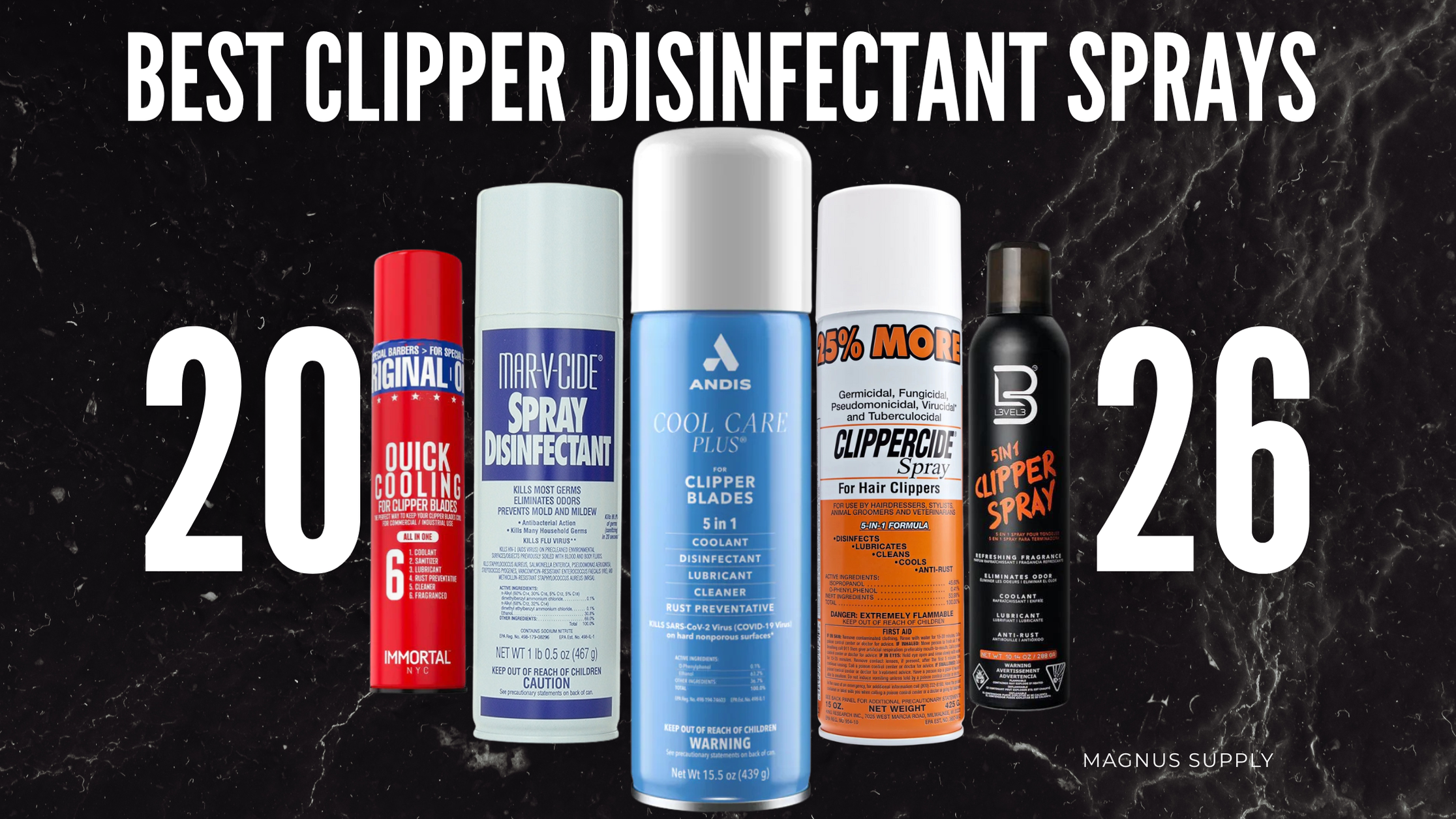 Best Clipper Disinfectant Sprays 2026: The Expert Guide — Magnus Supply