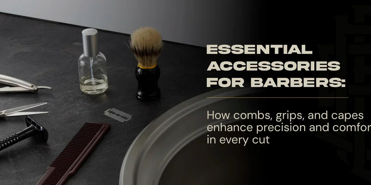 Essential Barber Accessories: Combs, Grips, and Capes for Precision ...