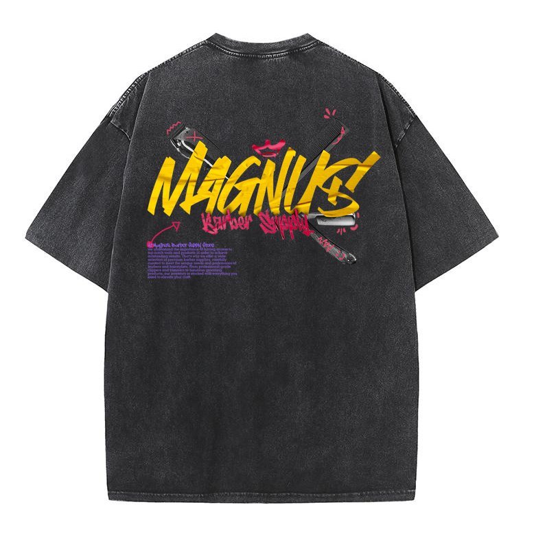 Oversized T-shirt Magnus Graffiti - Magnus Barber Supply — Magnus Supply